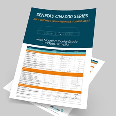 Senetas CN6000 Series Specifications - Senetas